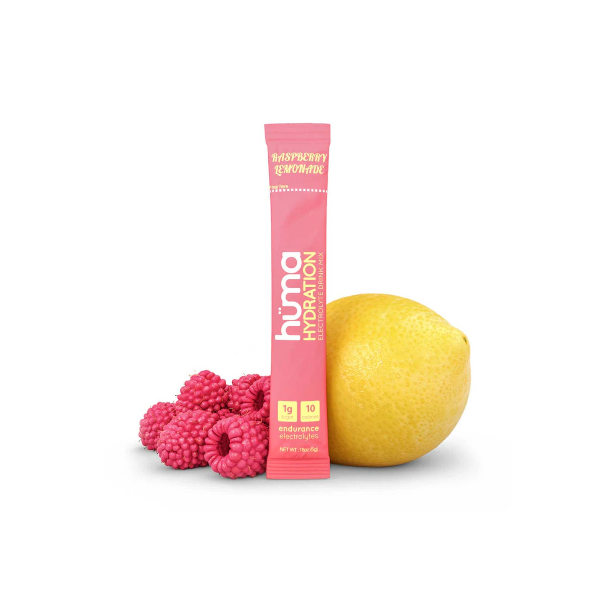 HUMA - Hydration Electrolyte Drink Mix RASPBERRY LEMONADE 5g ...