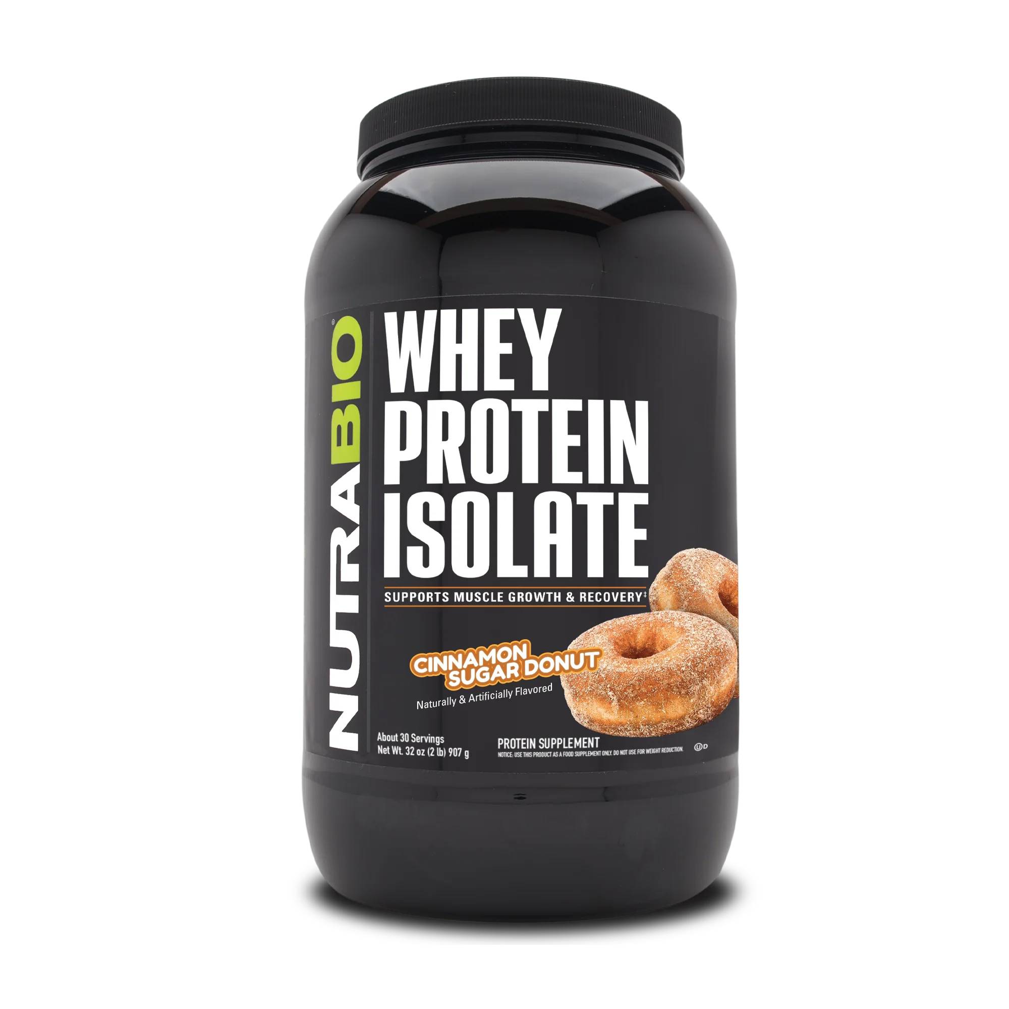 Nutrabio – Whey Protein Isolate CINNAMON SUGAR DONUT 2lbs – Nutrition Depot Philippines
