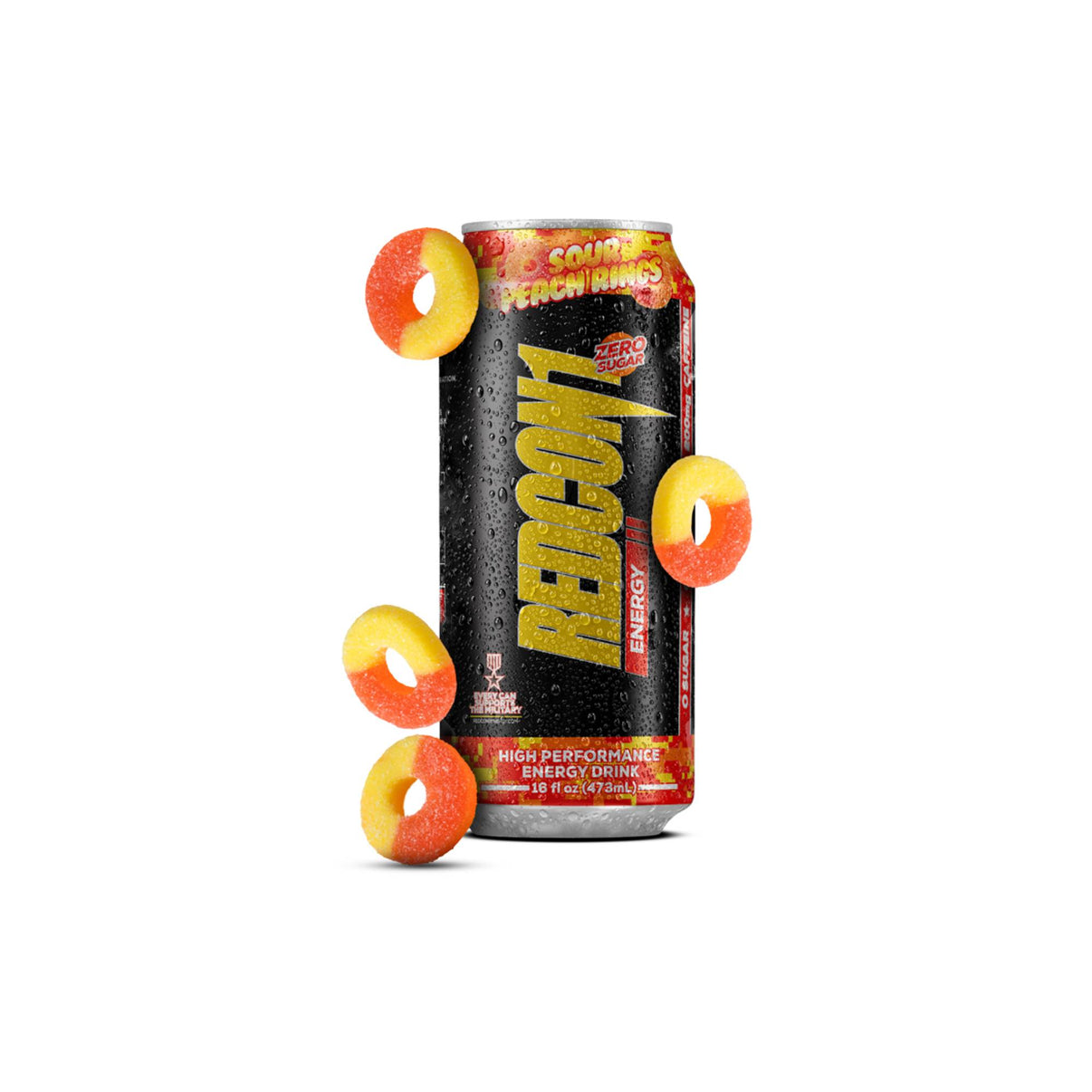 RedCon1 – High Performance Energy Drink SOUR PEACH RINGS 473ML ...